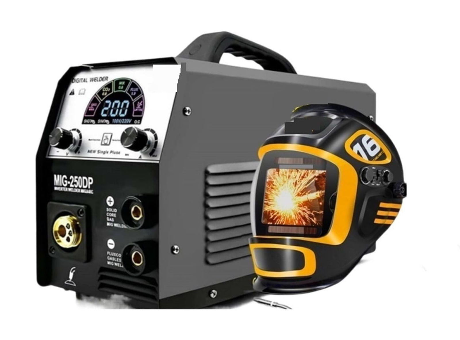 Mig Welders Pulse,Mig Aluminum Gas Gasless Mig,4 In 1 Semi-automatic ...