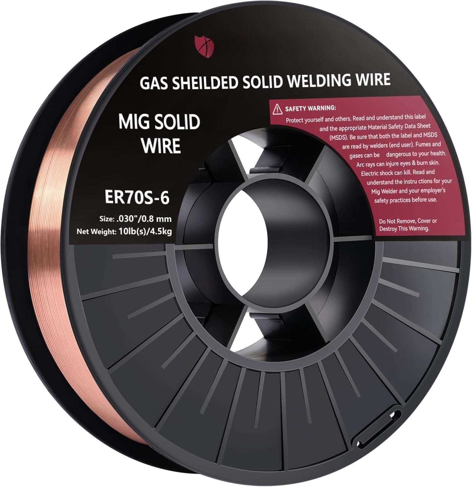 Mig Welding Wire, 0.030 10Lb Mig Wire ER70S-6 10Lbs Gas Solid Low ...