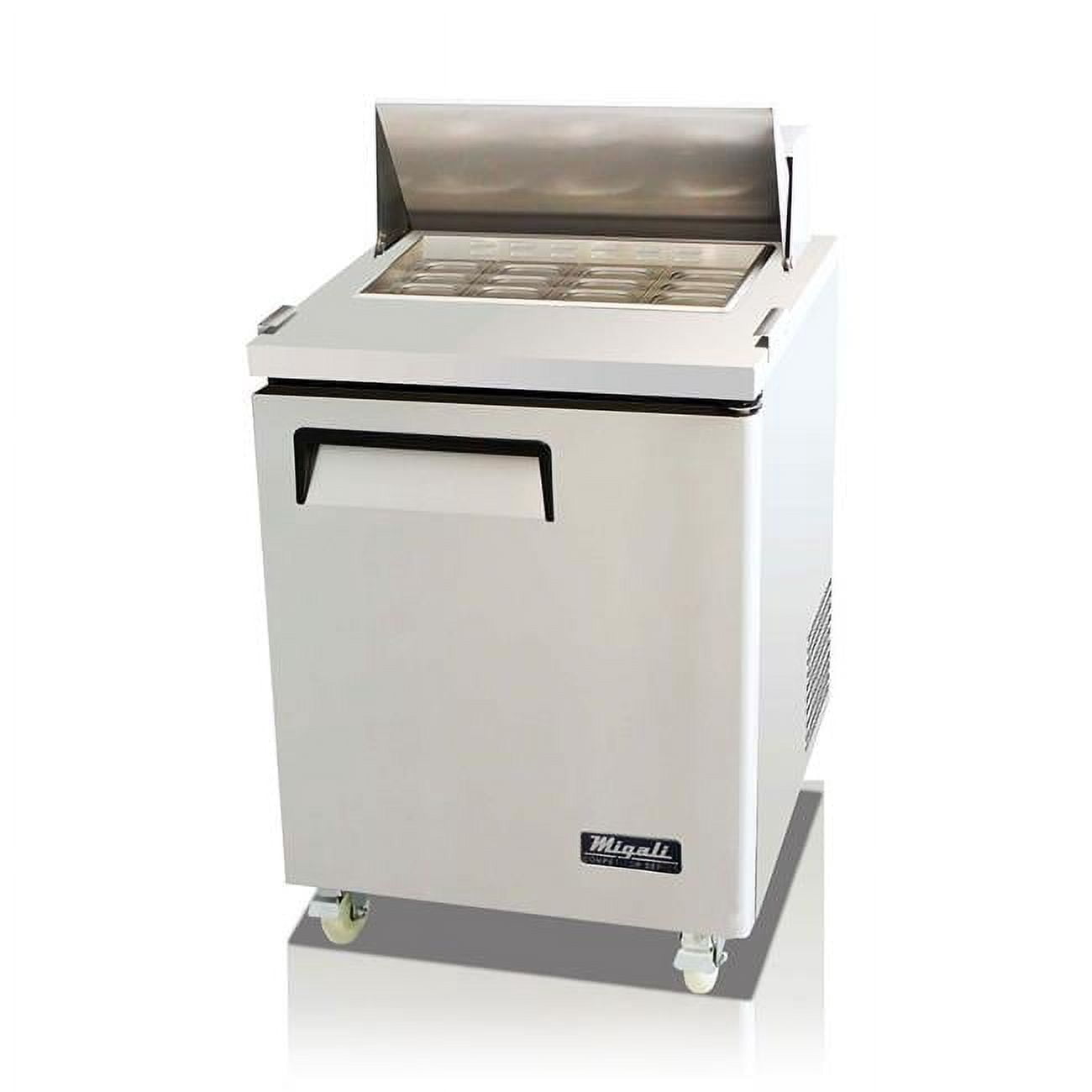 Migali 27.5 in. Competitor Series Refrigerated Counter & Big Top ...
