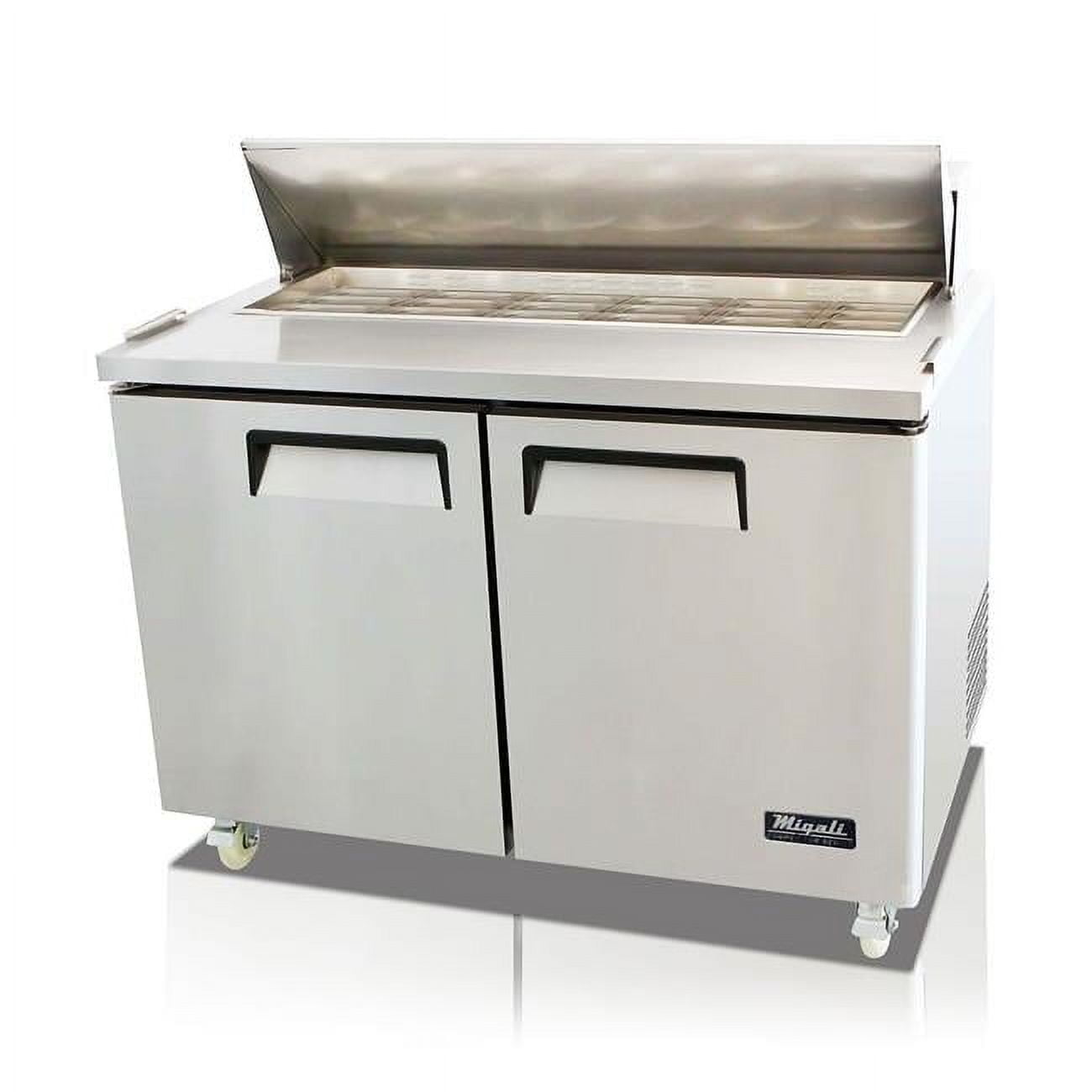 Migali 48.2 in. Competitor Series Refrigerated Counter & Big Top ...