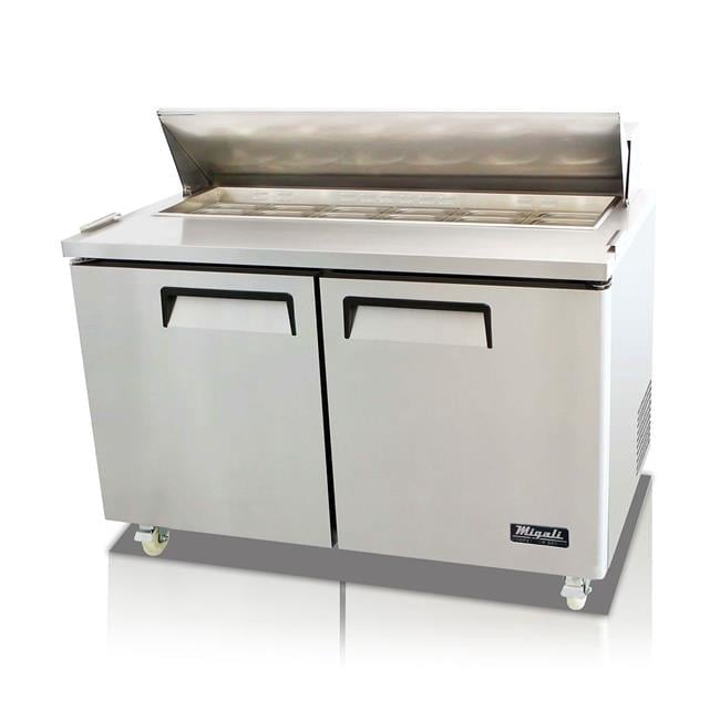 60" Wide Refrigerator, 16 (1/6th size) Pans (pans not included ...