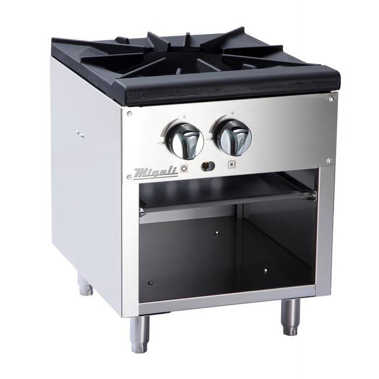 Migali C-SPS-1-18 18 in. 40000 BTU Competitor Series 1 Burner Stock Pot ...