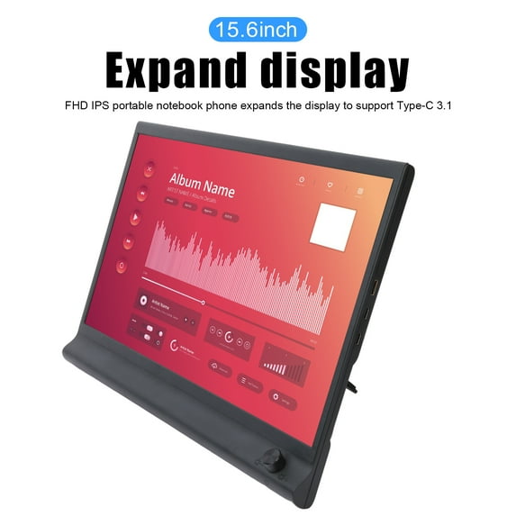 Miganle 15 6 inch Portable Monitor FHD 1080P IPS Computer Monitor with ...