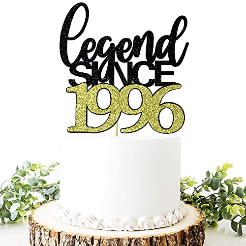 Migeaks legend since 1996 cake topper 28th birthday happy birthday cake ...