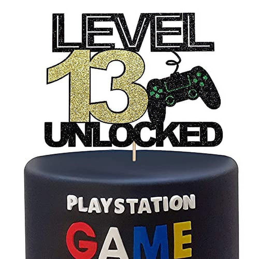 Migeaks level 13 unlocked cake topper official teenager 13th birthday ...