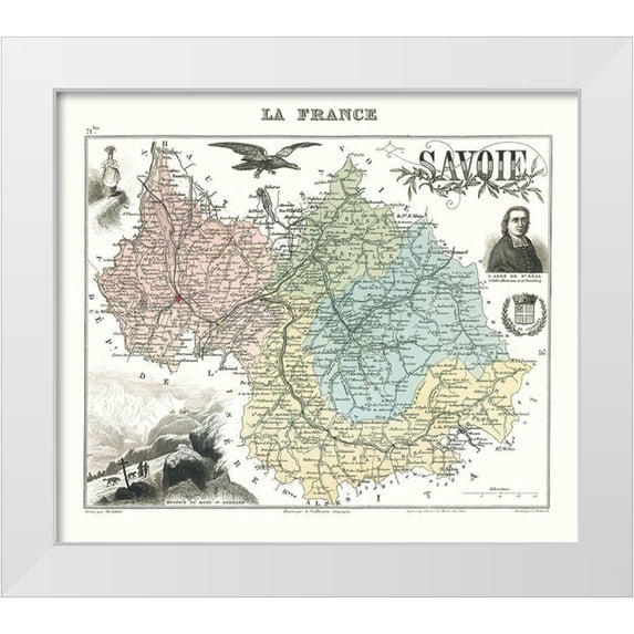 Migeon 13x12 White Modern Wood Framed Museum Art Print Titled - Savoie ...