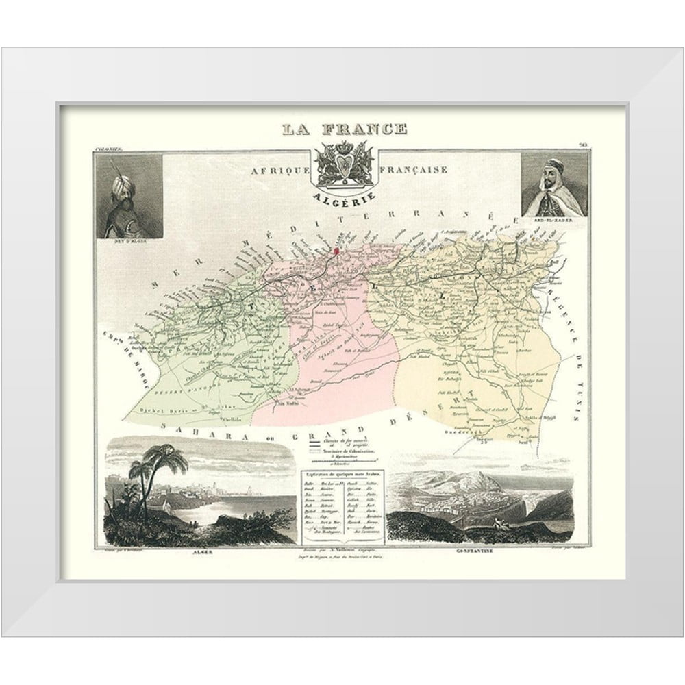 Migeon 14x12 White Modern Wood Framed Museum Art Print Titled ...