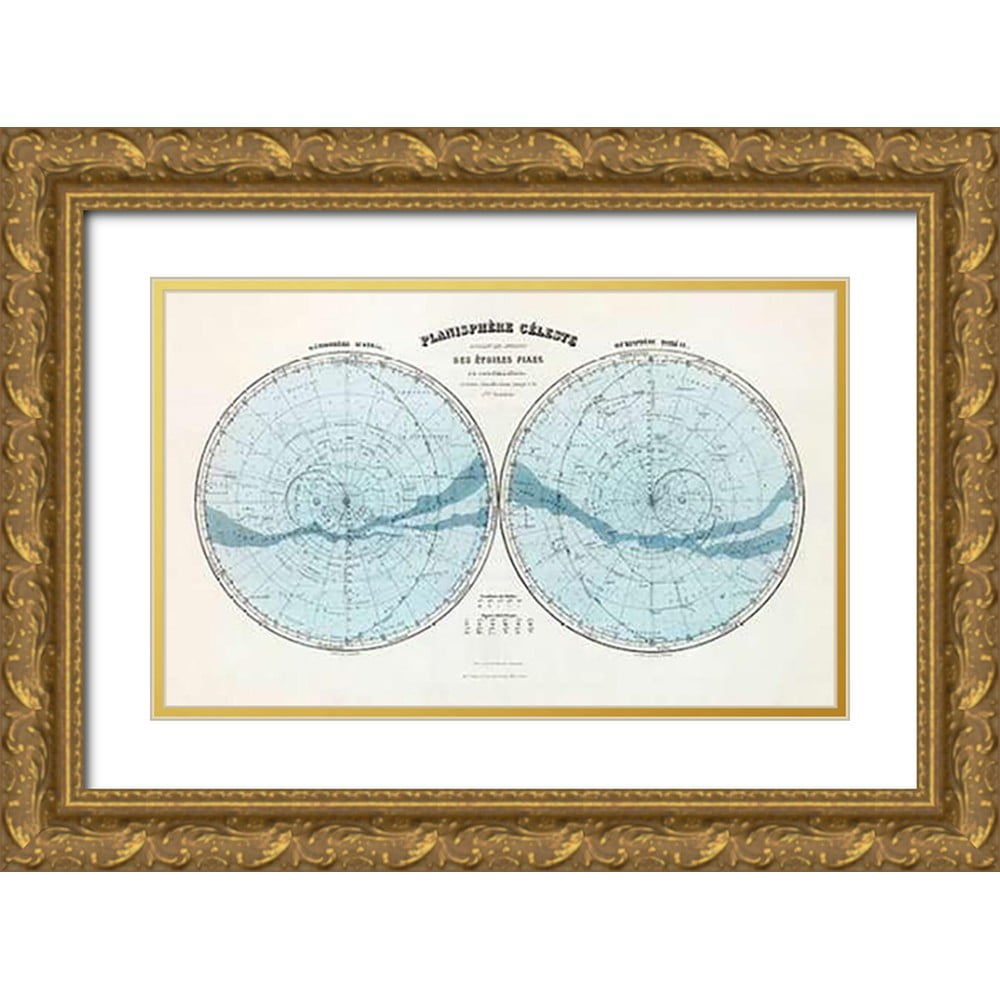 Migeon, J. 24x16 Gold Ornate Wood Framed with Double Matting Museum Art ...