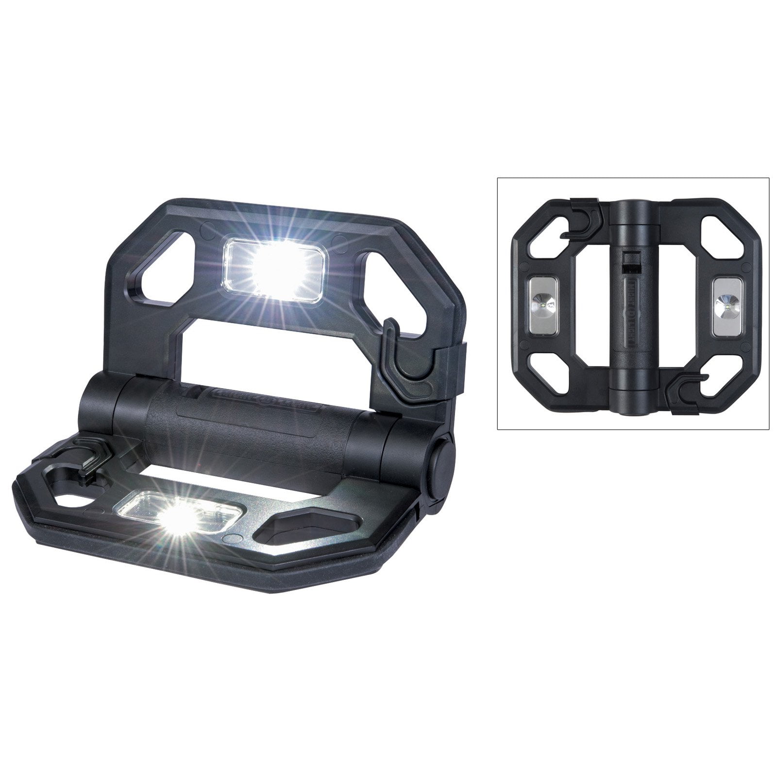 Might D Light LED125 250 Lumens Black Compact Folding LED Worklight ...