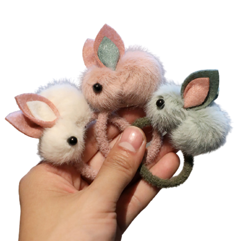 Mightlink 2 PCS Bunny Baby Hair Clip , Cute Stuffed Rabbit Hairpin Hair ...