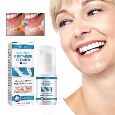Stain Away Mint Fresh Denture and Partials Cleaner, Fast Acting Powder ...