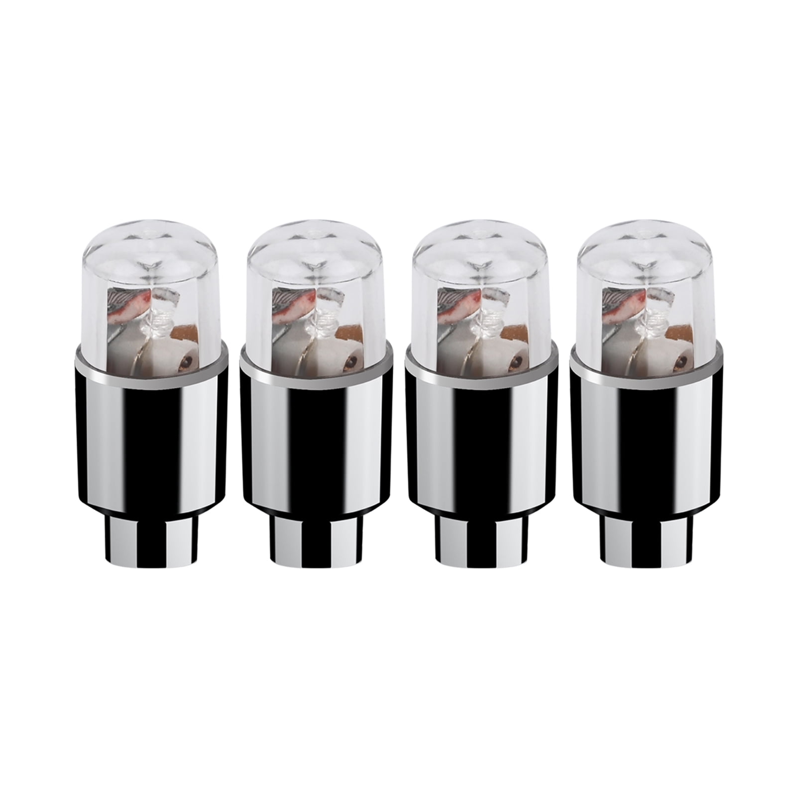Mightlink 4Pcs Valve Stem Cap Lights Long Battery Life Leak-proof with ...
