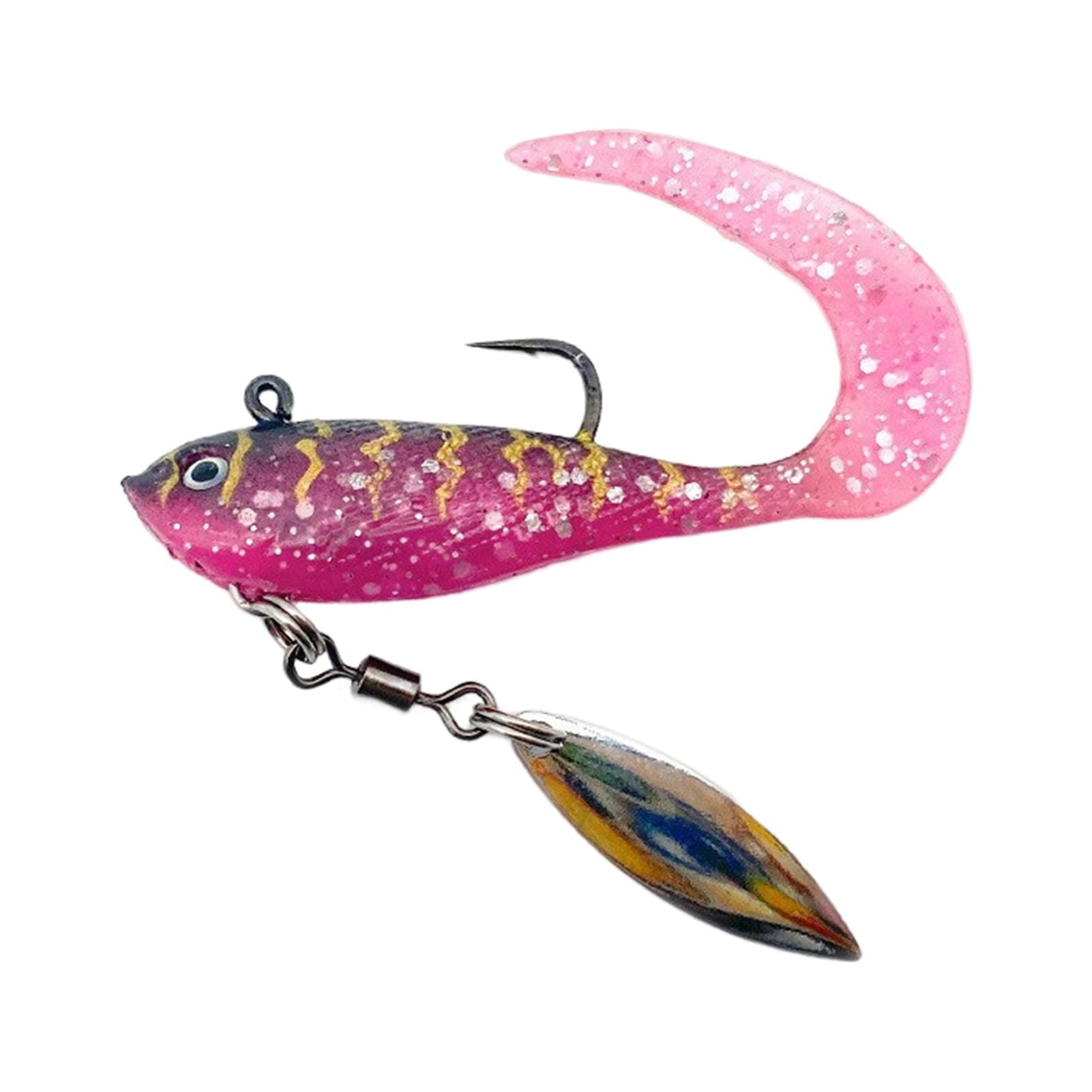 Mightlink 7g/6cm Bionic Soft Bait Sharp Hook 3D Simulated Fisheye ...