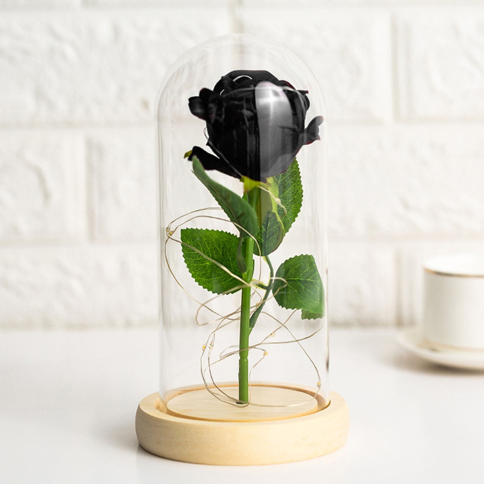 Mightlink Artificial Rose Flowers with LED Light Eternal Rose Light ...