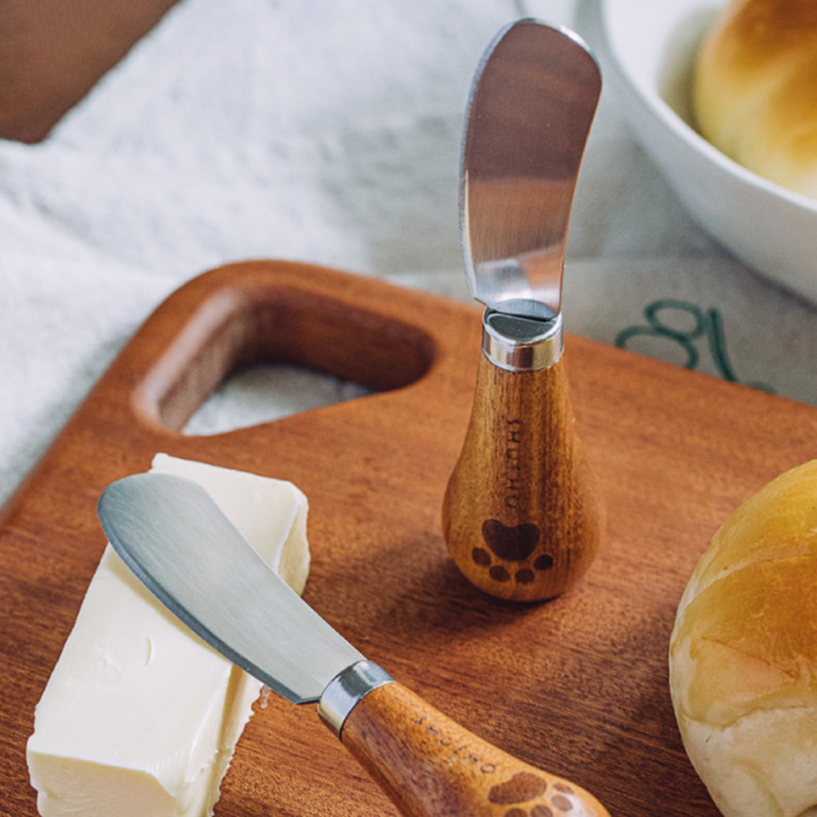 Mightlink Butter Knife Portable Standing Sharp Comfortable Grip Dining ...