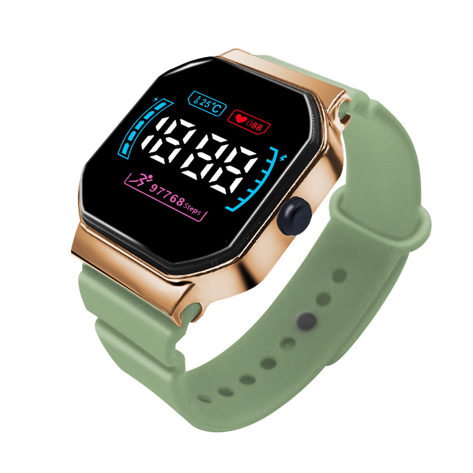 Mightlink Digital Sports LED Watch with Large Dial Clear Bold Font ...