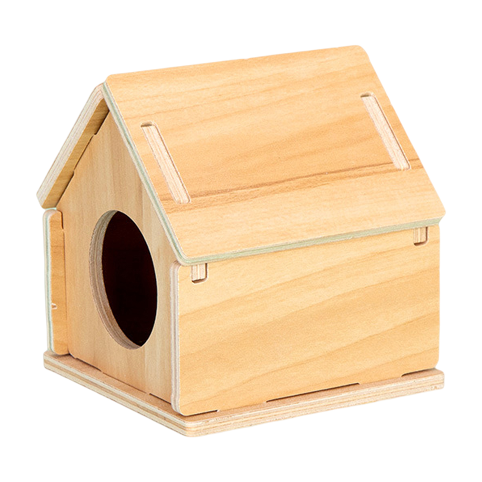 Mightlink Hamster Villa Double Layer Harmless Pet Toy Solid Wood Dwarf ...