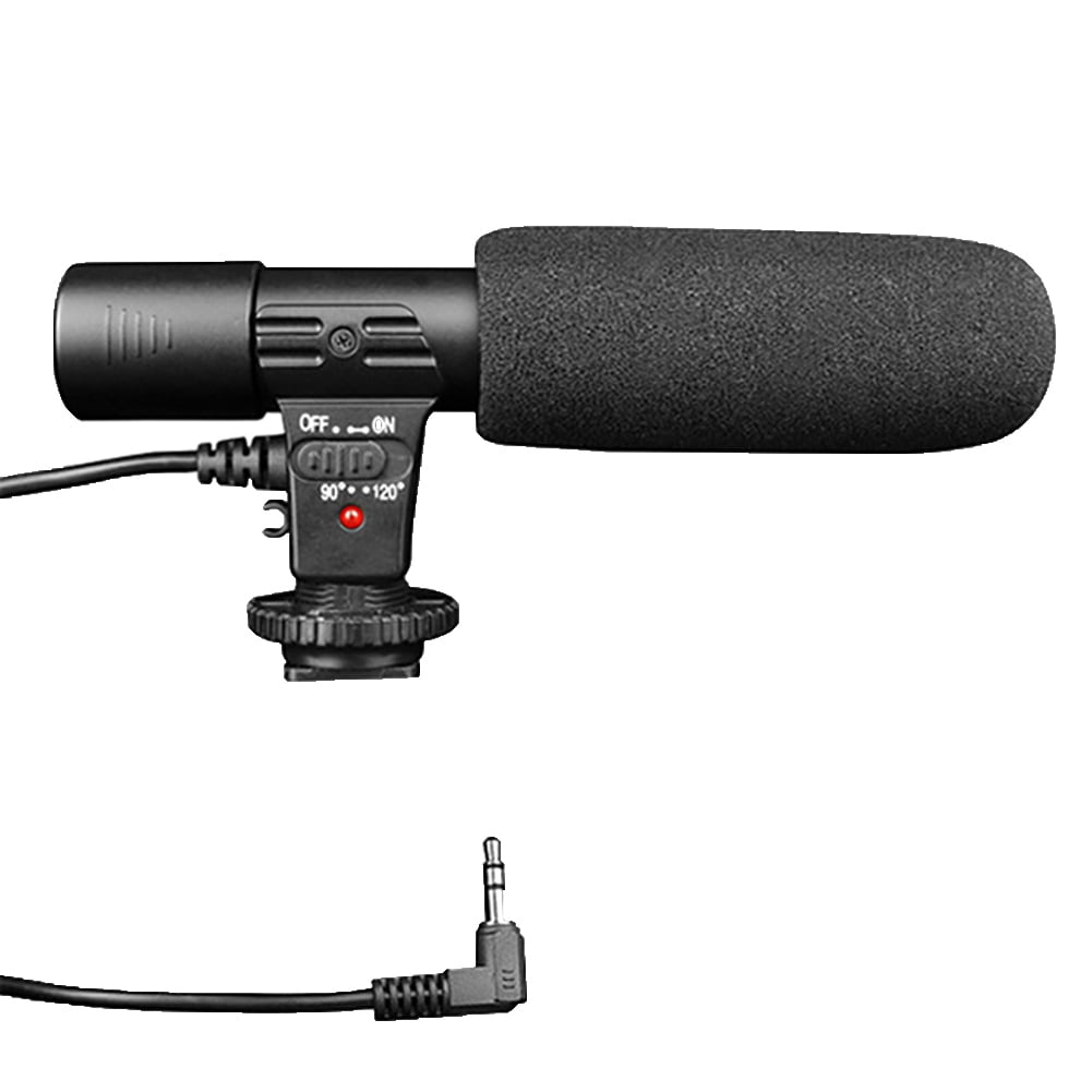 Mightlink MIC-01 Professional Camera DV 3.5mm External Interview Stereo ...
