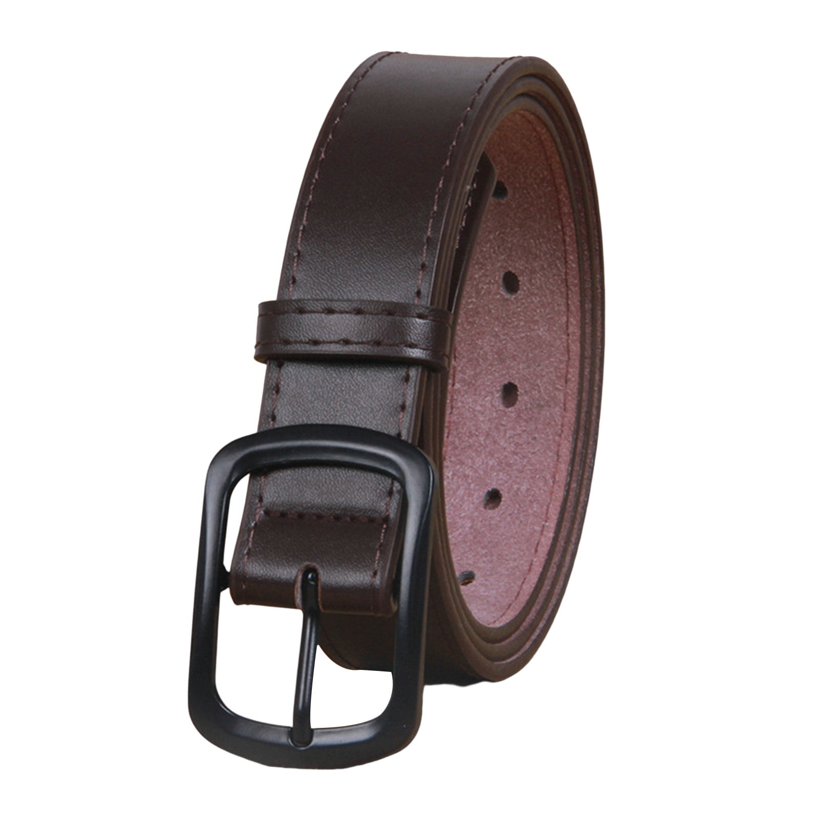 Mightlink Men Belt Multi Holes Faux Leather Adjustable Clothes ...