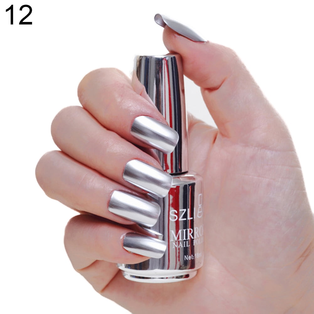 Mightlink Metallic Nail Polish Magic Mirror Effect Chrome Harmless Long ...