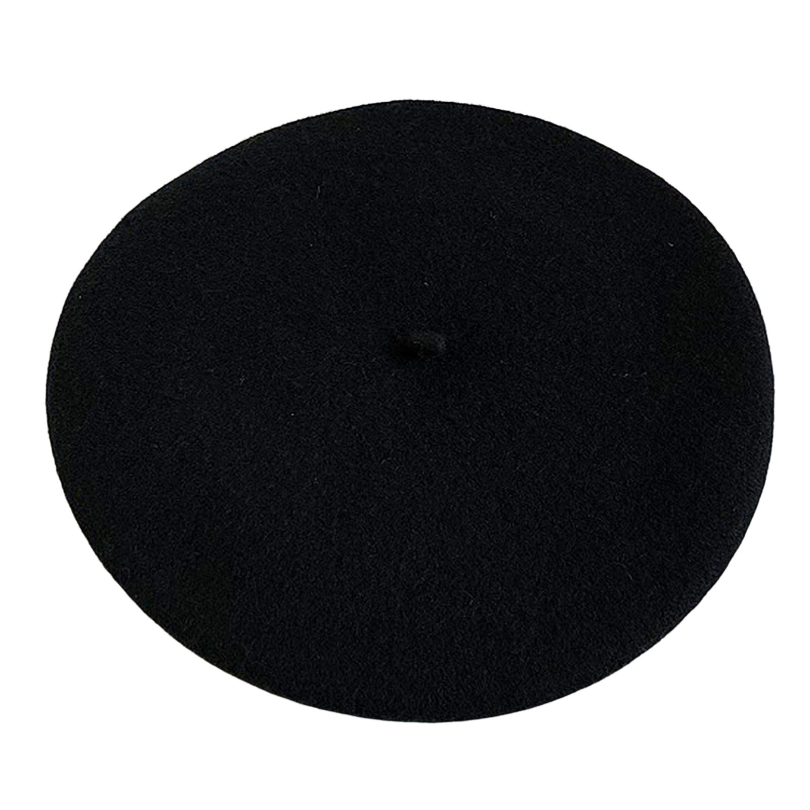 Mightlink Painter Hat No Brim Retro Wind-proof Flat Top Artist Style ...