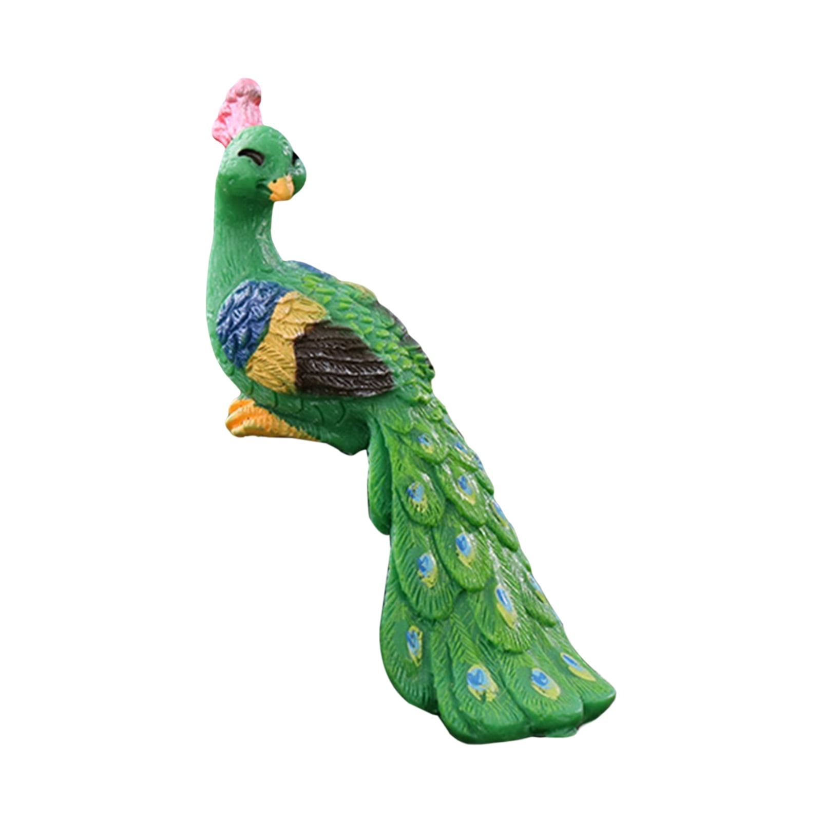 Mightlink Peacock Ornament Decorative Realistic Hand-crafted Photo ...