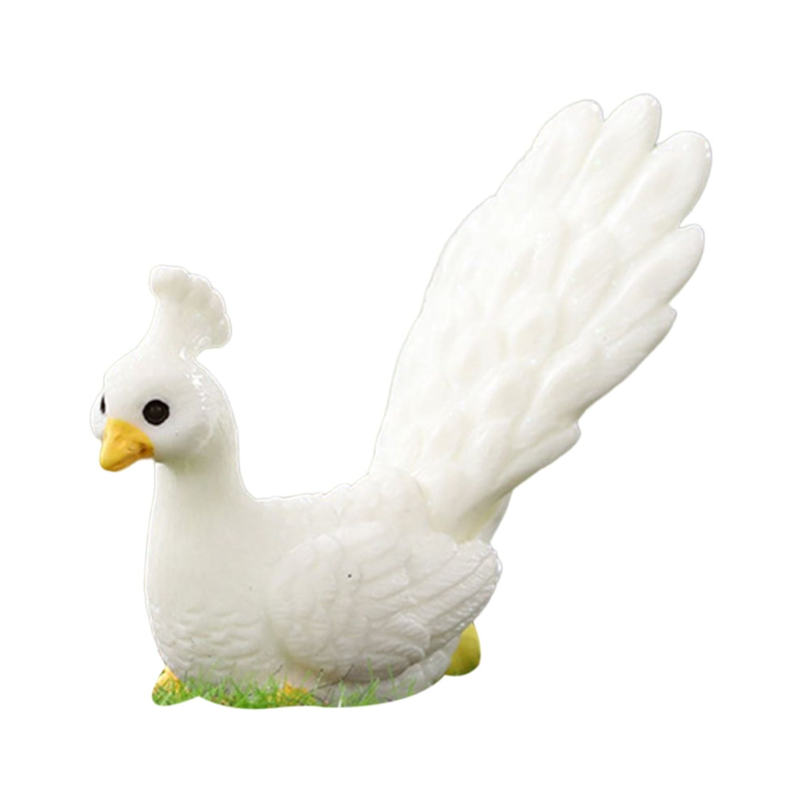 Mightlink Peacock Ornament Decorative Realistic Hand-crafted Photo ...