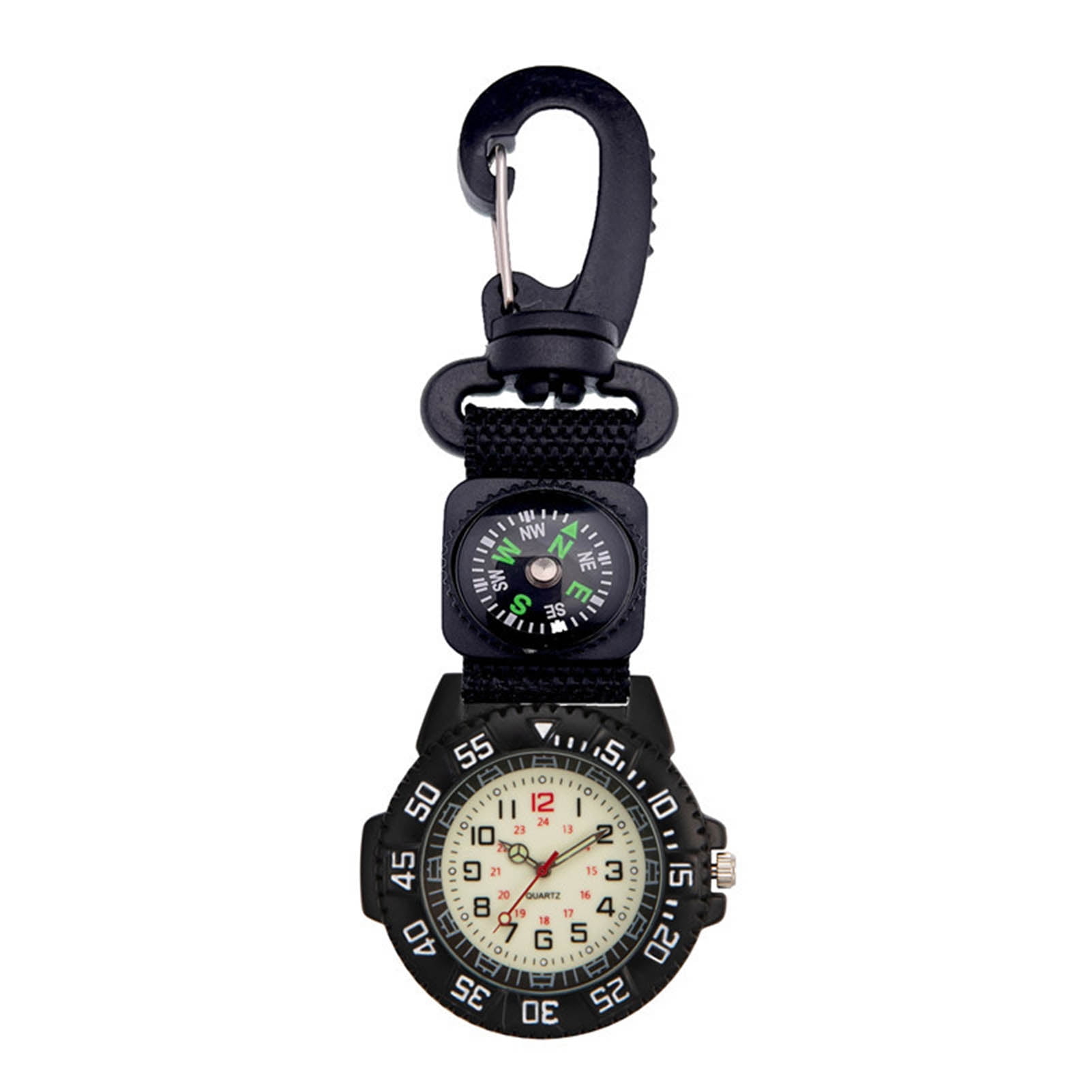 Mightlink Pocket Watch Multifunctional Luminous Quartz Movement Digital ...