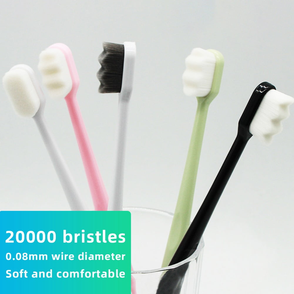 Mightlink Portable Ultra-fine Soft Bristles Oral Cleaning Toothbrush ...