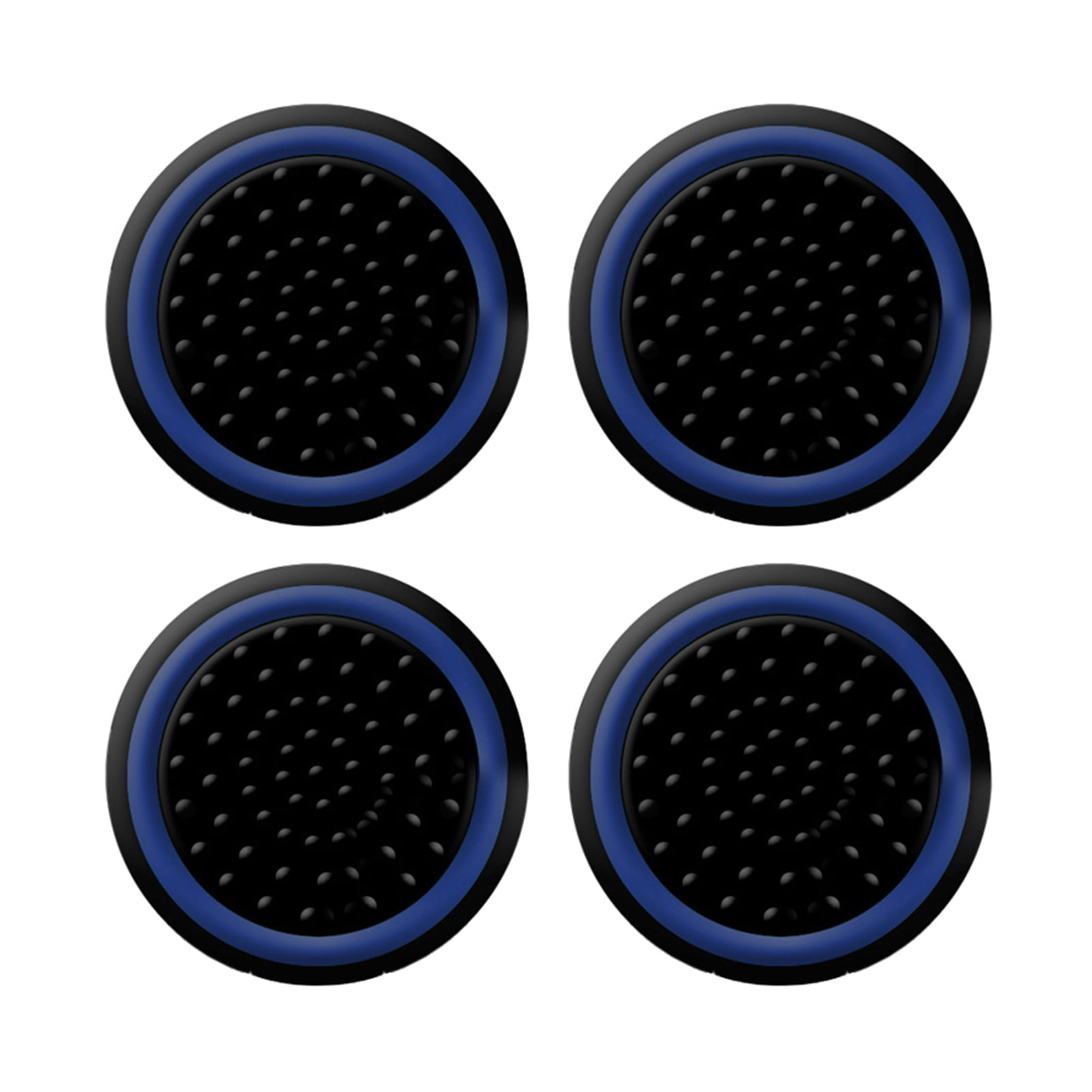 Mightlink Set Of 4 Analog Joystick Controller Performance Thumb Grips Black Dark Blue 4