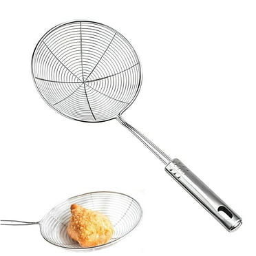 Solid Stainless Steel Spider Strainer Skimmer Ladle for Cooking and ...
