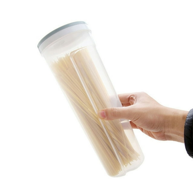 Mightlink Tall Clear Spaghetti Pasta Container Storage With Lid - Multi ...