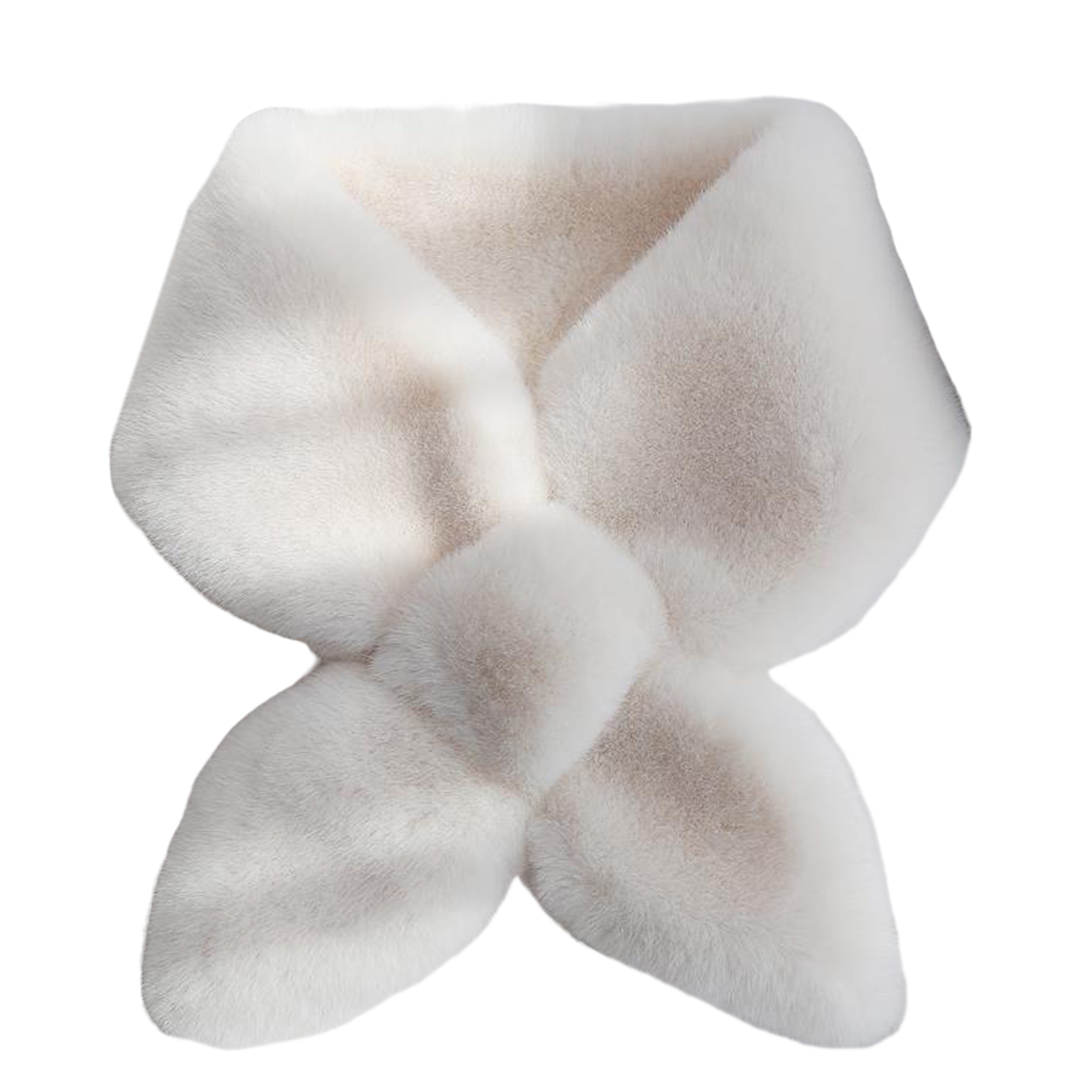 Mightlink Women Scarf Solid Color Cross Soft Cozy Thick Keep Warm Faux ...