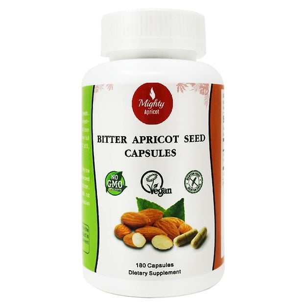 Mighty Apricot 10:1-500mg (180 Capsules), Apricot Powder - Walmart.com
