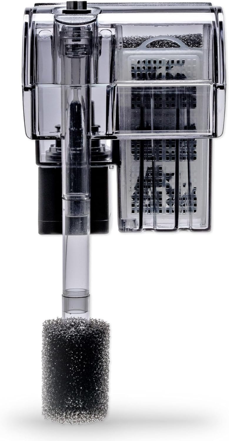 Mighty Aquarium Hang On Back Filter - Aquarium HOB Filter - Adjustable ...