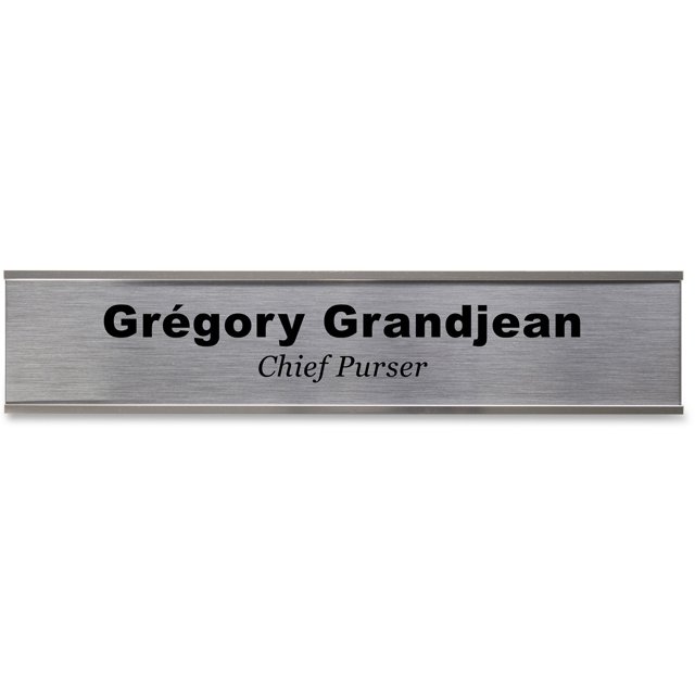 Mighty Badge, IPP905907, Wall Plate Signage Kits, 6 / Kit - Walmart.com