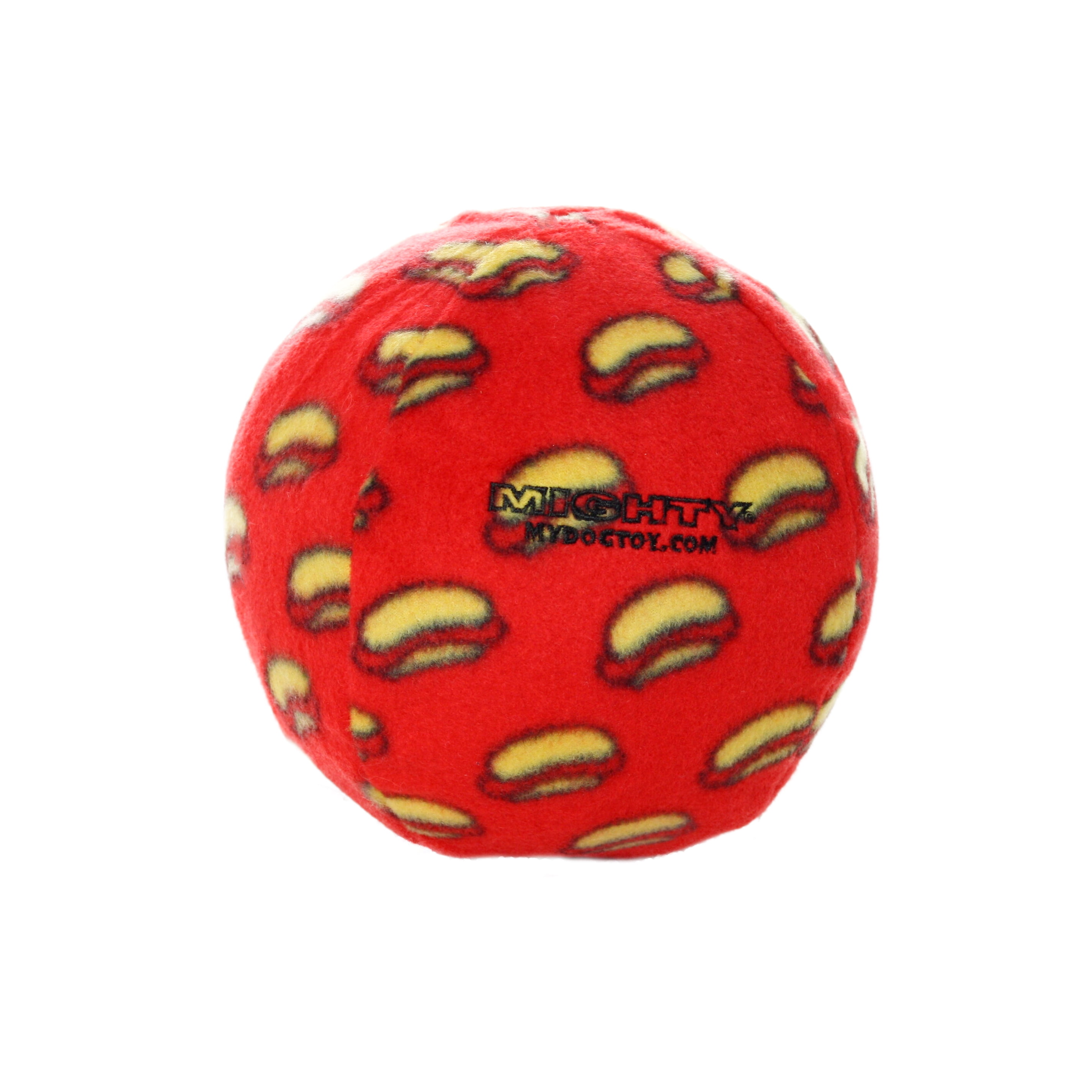 Mighty Ball Large Red-Durable Ball, Squeaky Plush Dog Toy - Walmart.com