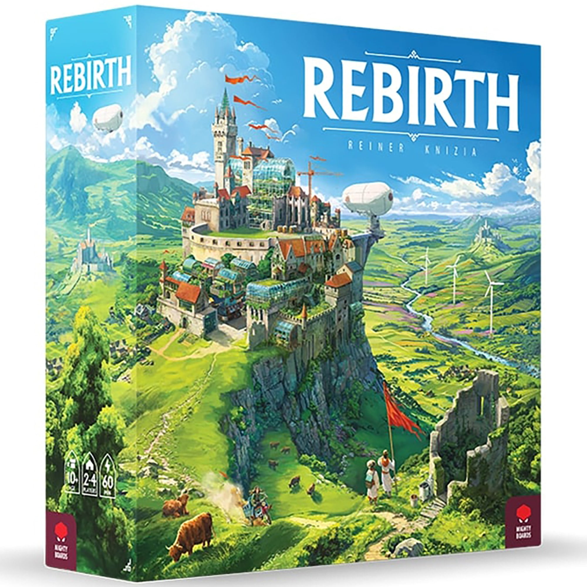 Mighty Boards: Rebirth - Tile Laying Board Game, Double-Sided Board ...