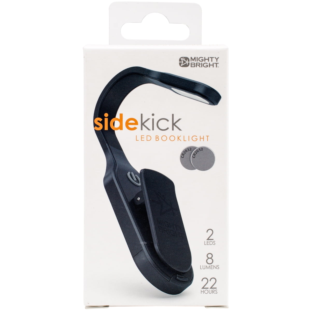Mighty Bright Sidekick LED Book Light-Black - Walmart.com