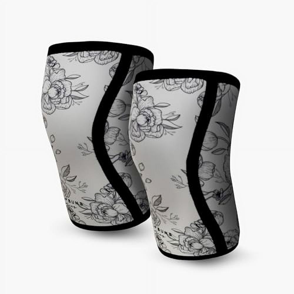 Mighty Buns 7mm Neoprene Knee Sleeves Peonies V2 X-LARGE (1 Pair ...