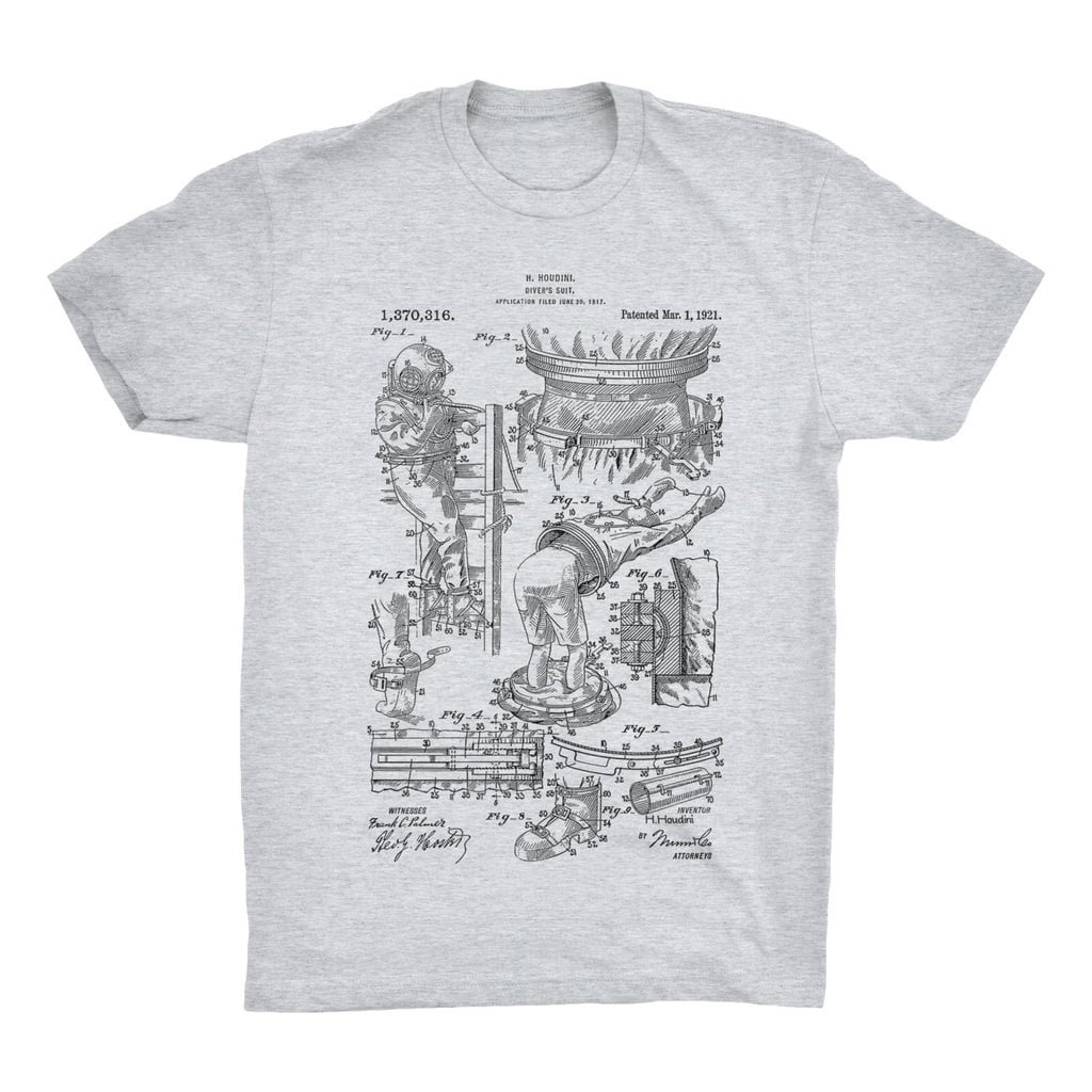 Mighty Circus Houdini Divers Suit Patent - Gray, Double Extra Large ...