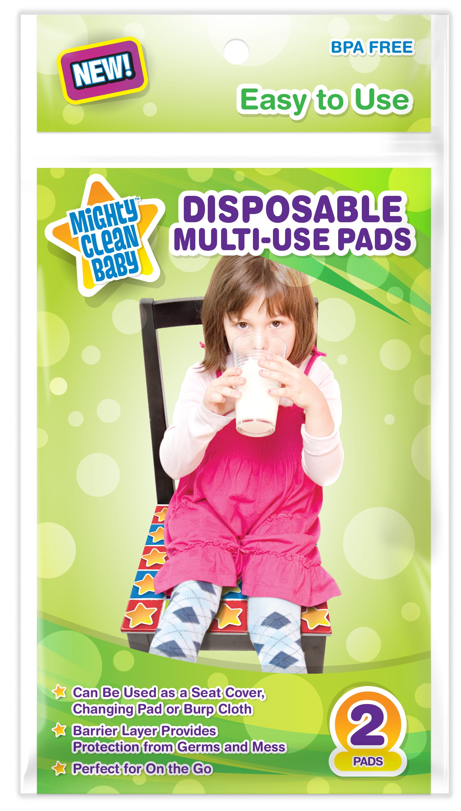 Mighty Clean Baby Disposable Multi-Use Pads - Walmart.com