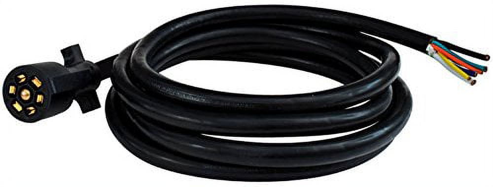 Mighty Cord A10-7W10 10' 7-Way Trailer Cord (Bulk) - Walmart.com