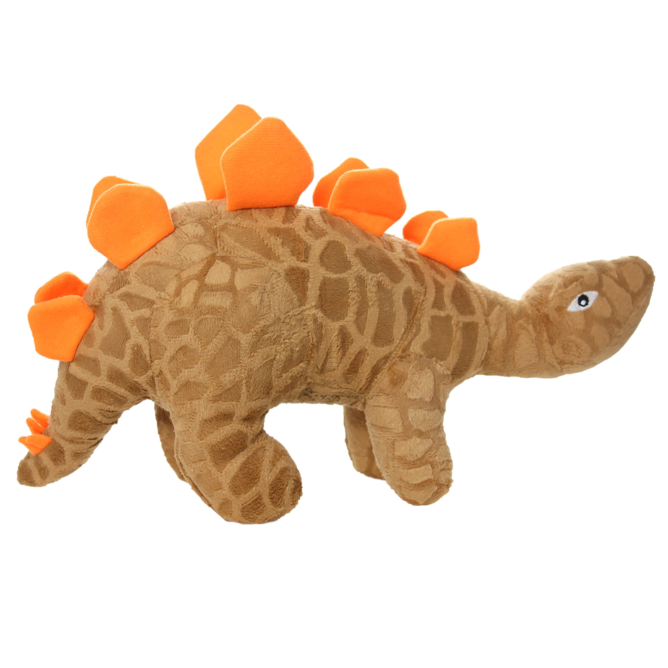 Mighty Dinosaur Stegosaurus Durable Plush Squeaky Dog Toy - Walmart.com