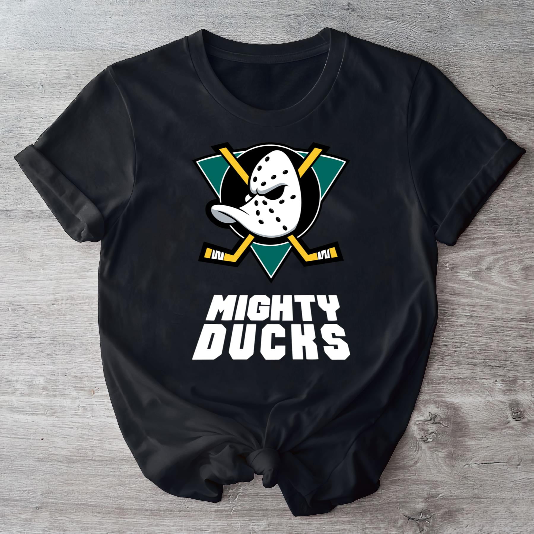 Mighty Ducks Team Sport Logo Gift Classic T-Shirt M-3XL Made In USA ...