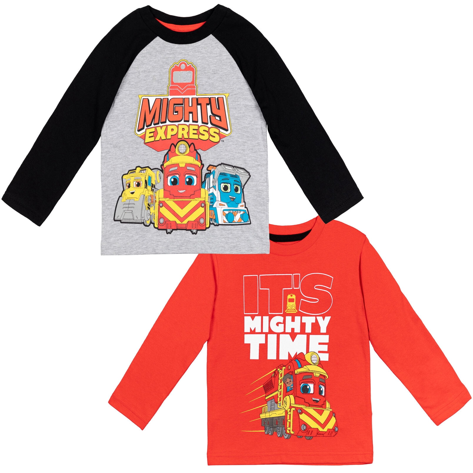 Mighty Express Nate Brock Milo Toddler Boys 2 Pack Long Sleeve T-Shirts ...