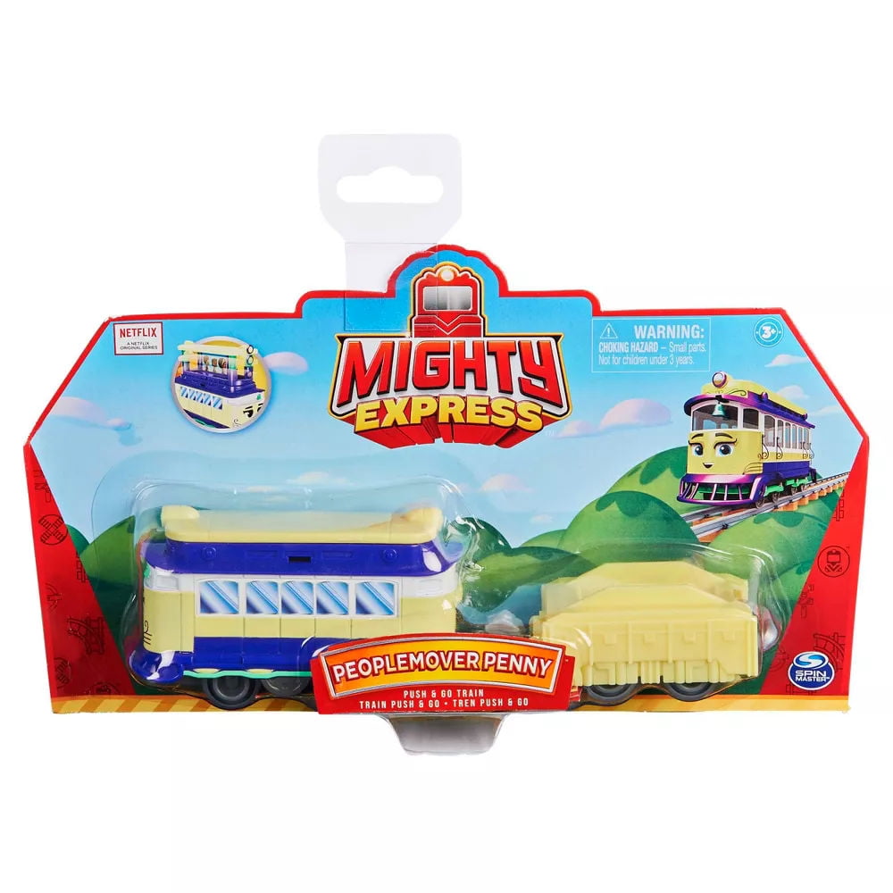 Mighty Express Kids Toddler Toy- Push and Go Peoplemover Penny Plush ...