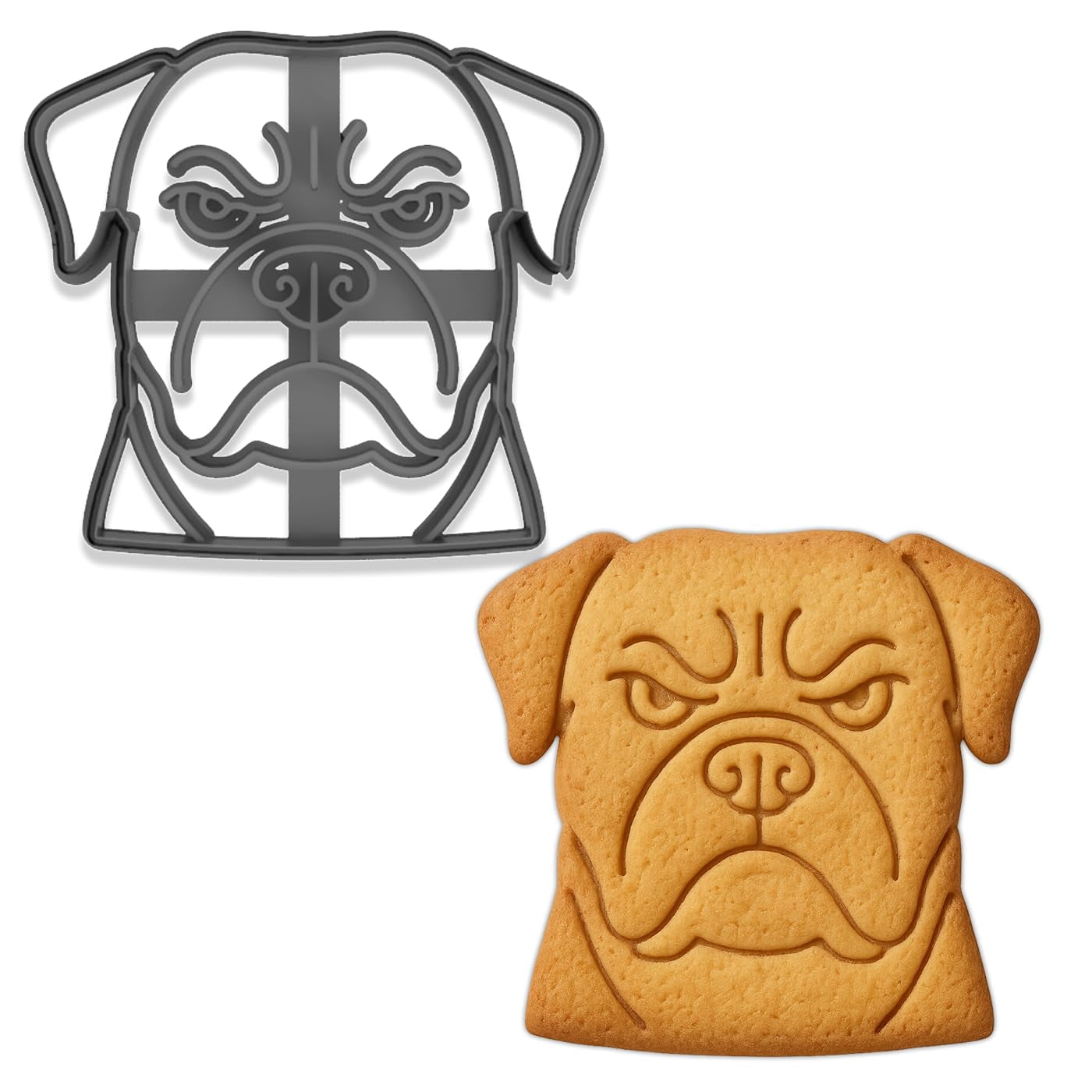 Mighty Gadget Angry Rottweiler Dog Cookie Cutter & Stamp - 4x3.63 ...