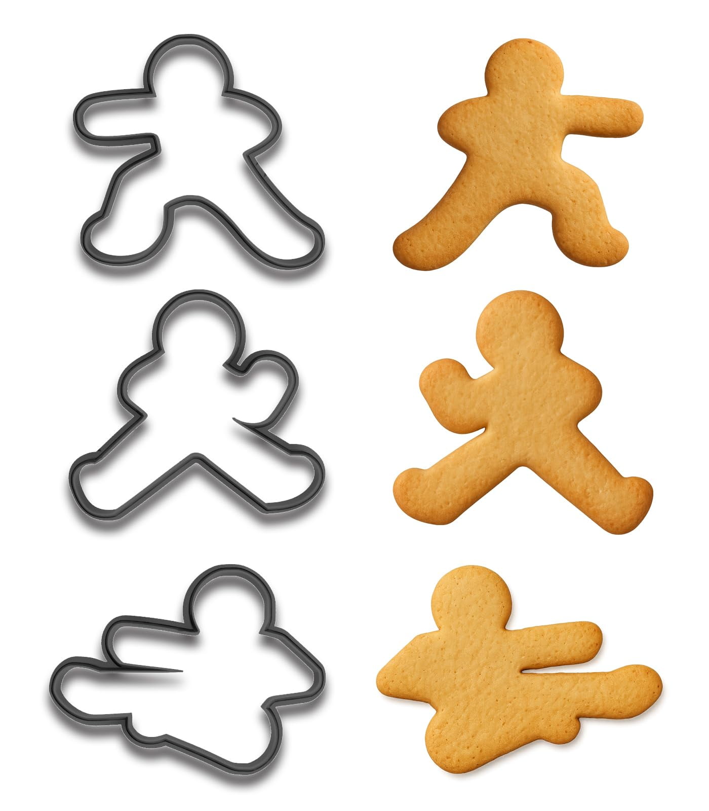 Mighty Gadget Martial Masters Cookie Cutter Collection - 4" Ninja ...
