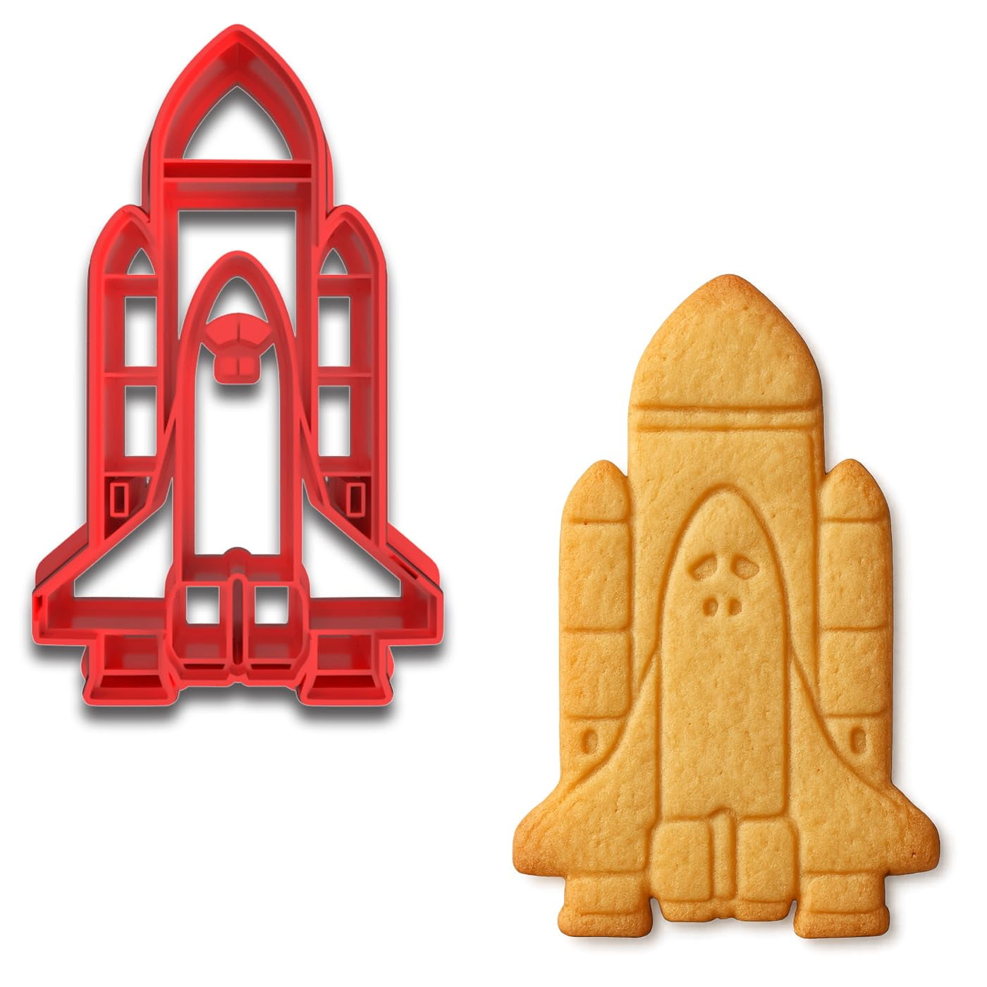 Mighty Gadget Space Shuttle Takeoff Cookie Cutter 4" Tall - Walmart.com